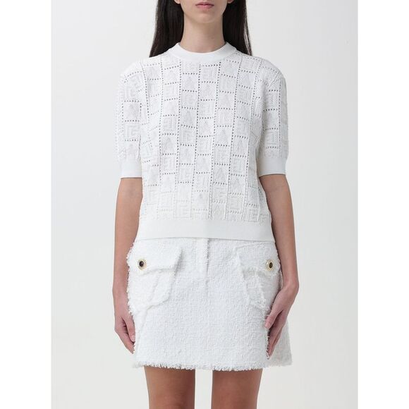 Balmain | Sweaters | Balmain Sweater Woman White | Poshmark
